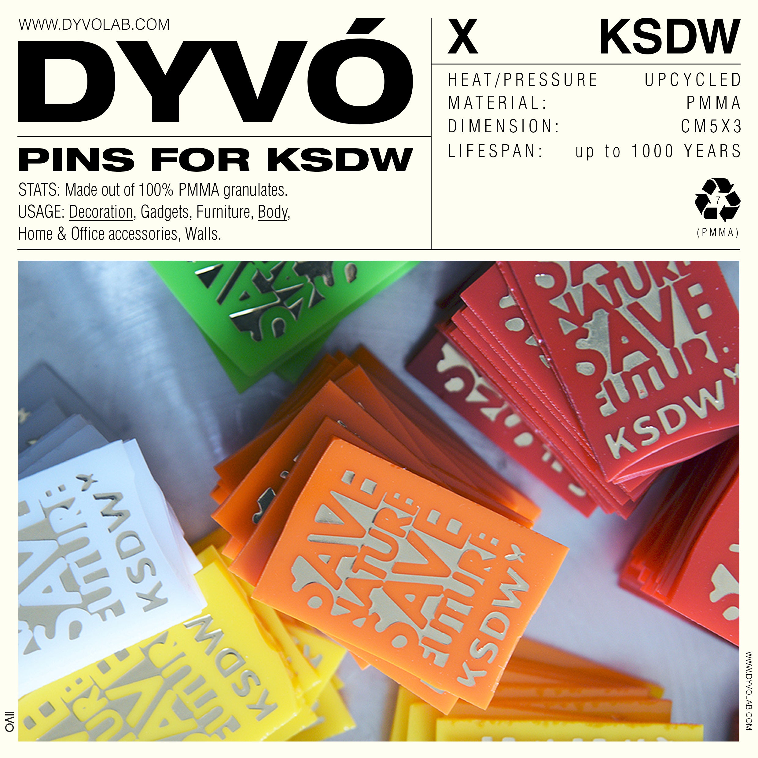 KSDW: ZERO WASTE CONFERENCE PIN DESIGN