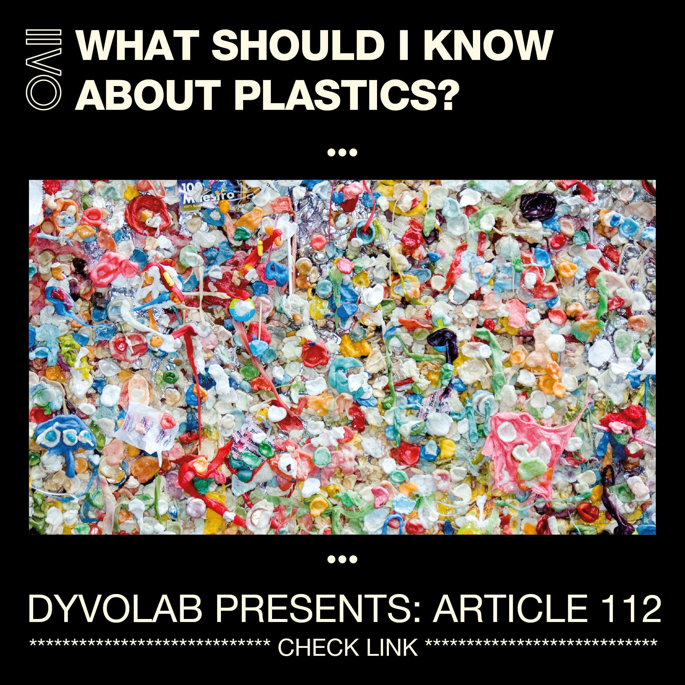 What should I know about plastics?
